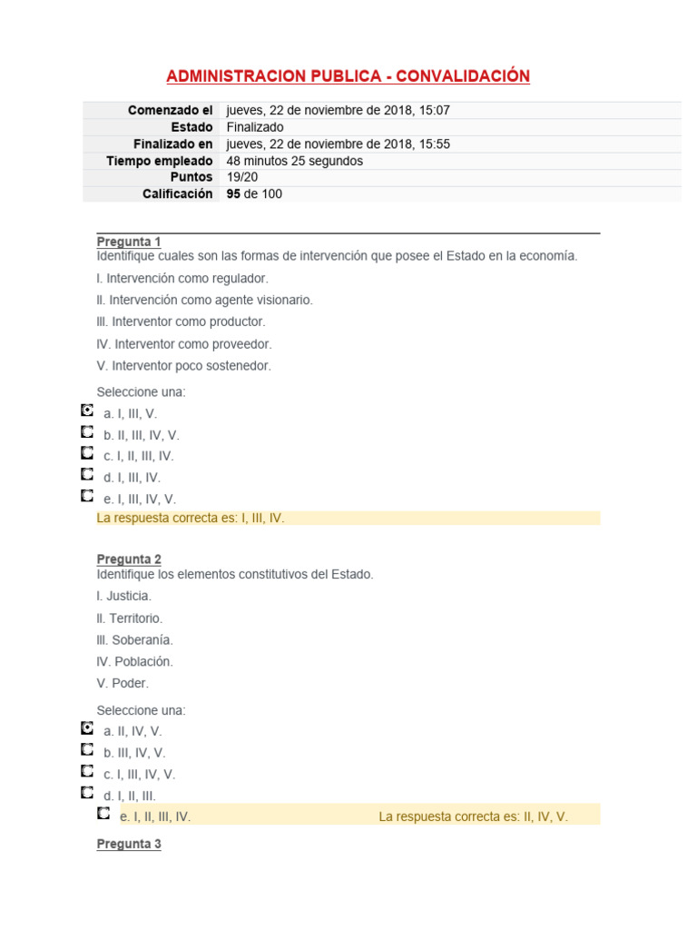 ADMINISTRACION PÚBLICA CONVALIDACION NOV2018_210702_091938 | PDF | Constitución | Estado (política)