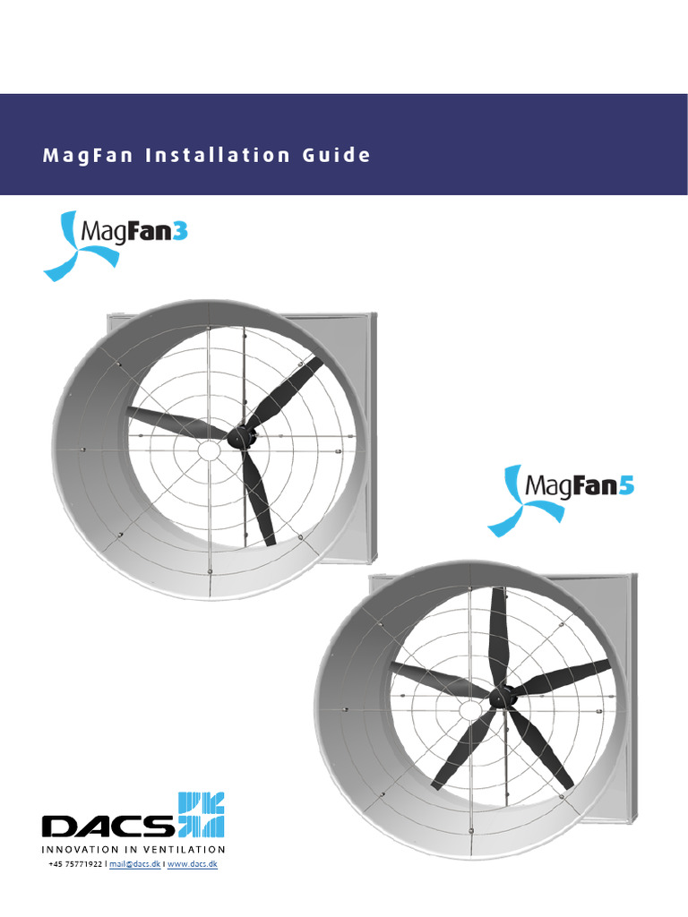 Installation Guide MagFan 3,5 - Web | PDF | Screw | Tools