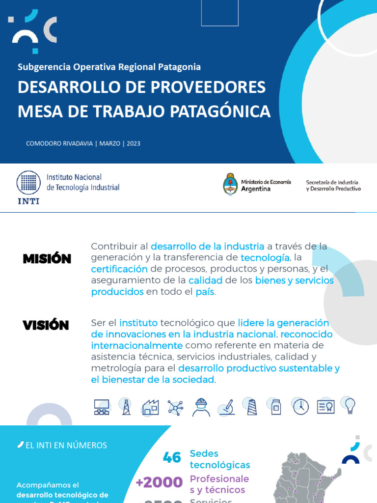 INTI CAPIPE 2023 - Desarrollo de Proveedores | PDF | Calidad (comercial) | Energía solar
