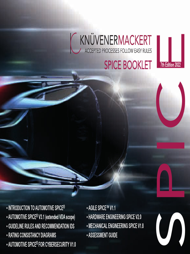 Spice Booklet 2022 05 | PDF | Verification And Validation | Risk