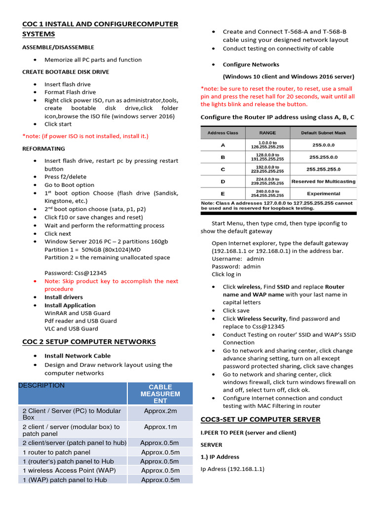 CSS Reviewer NEW 1 | PDF | Ip Address | Group Policy
