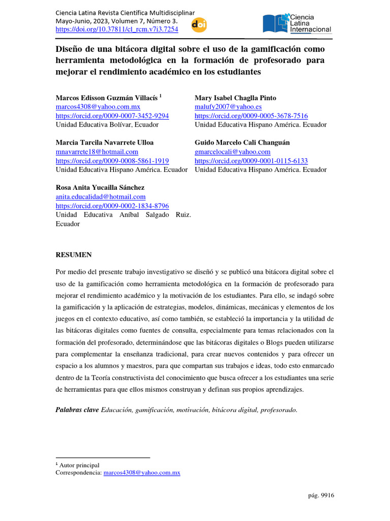 Diseno de Una Bitacora Digital Sobre El Uso de La | PDF | Blog | Enseñando