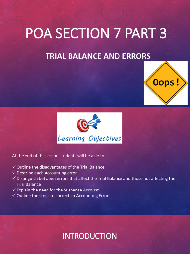 POA Section 7 Part 3 | PDF | Debits And Credits | Balance Sheet POA Section 7 Part 3 | PDF | Debits And Credits | Balance Sheet