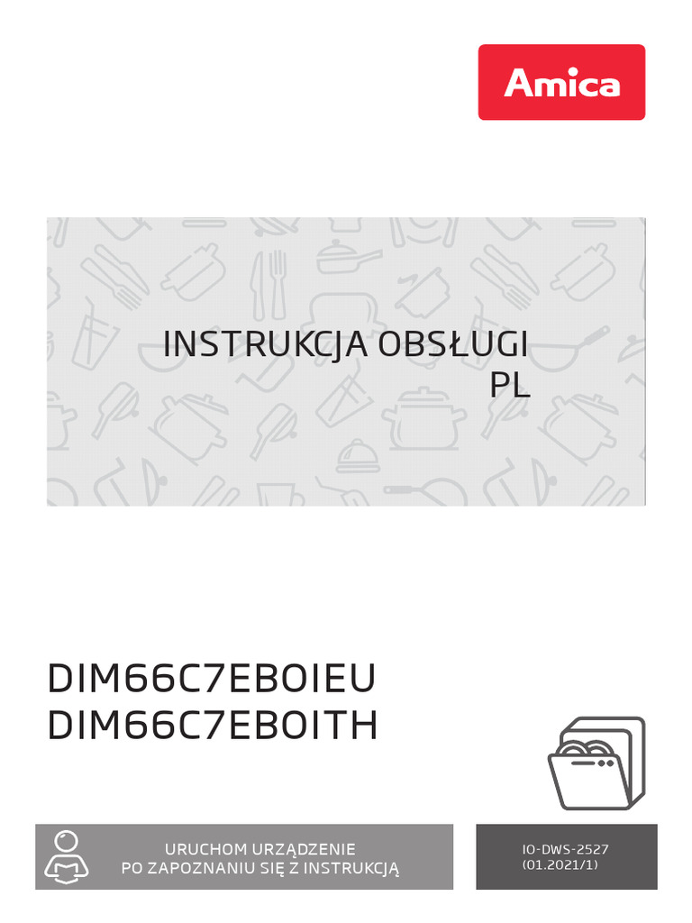 Instrukcja Obslugi AMICA DIM66C7EBOiTH | PDF
