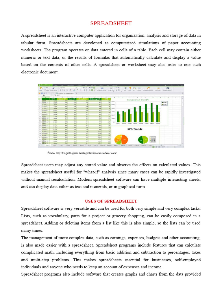 Arkusz Kalkulacyjny | PDF | Spreadsheet | Computing