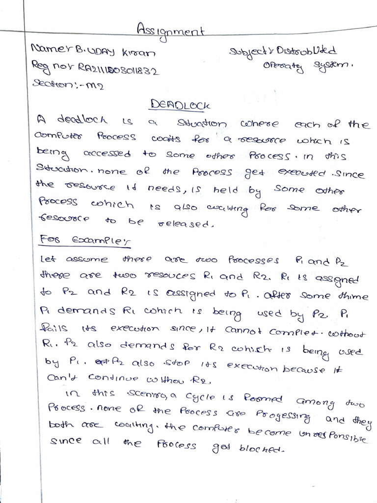 Dos Assignment 832 | PDF