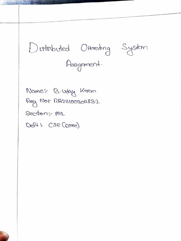 dos assignment | PDF