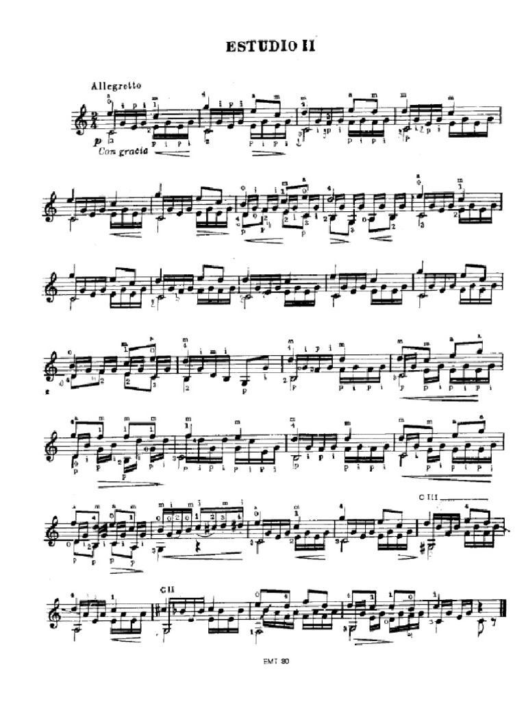 Etude 2 - F.SOR | PDF