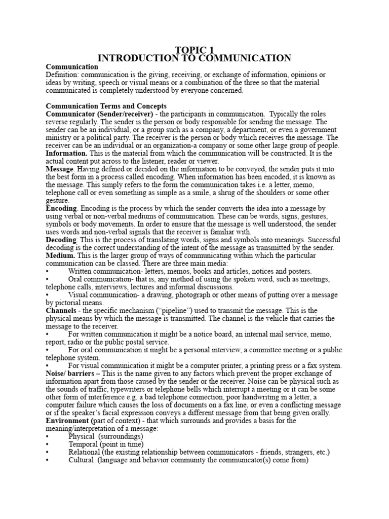 Communication Skills | PDF | Communication | Nonverbal Communication