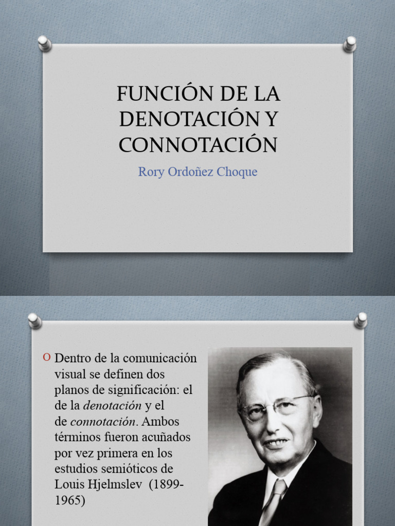 Función de La Denotación y Connotación | PDF | Connotación | Lingüística