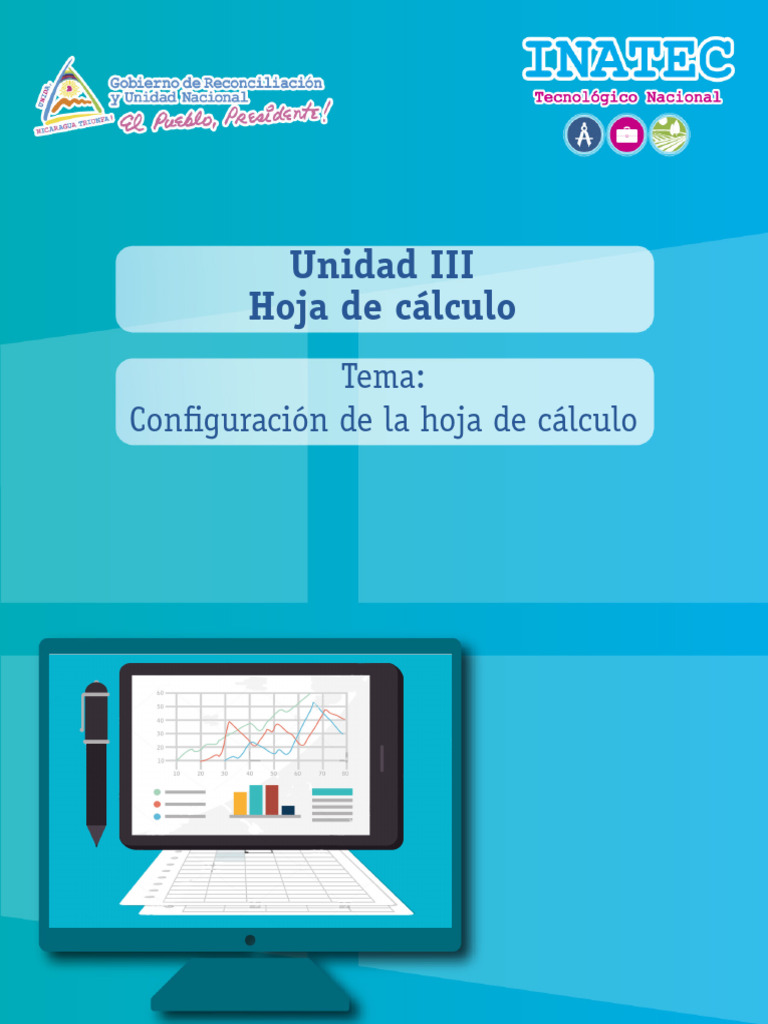 Unidad III - Tema 3, Configuraci+¦n de la hoja de c+ílculo | PDF | Hoja ...