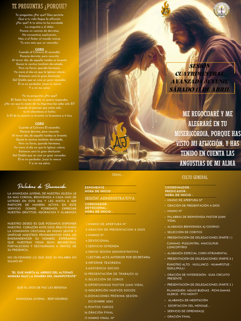 sesión cuatrimestral avanzada juvenil (Trípticos) (1) | PDF