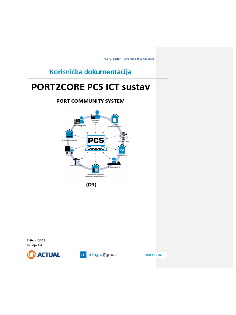 PCS Rijeka - Korisnička Dokumentacija Za Modul D3 V1.6 | PDF