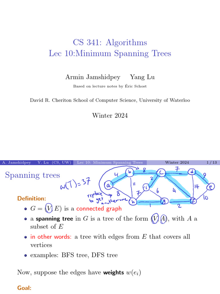 CS341 Lec10 Annotated Feb27 | PDF | Combinatorics | Computational Problems