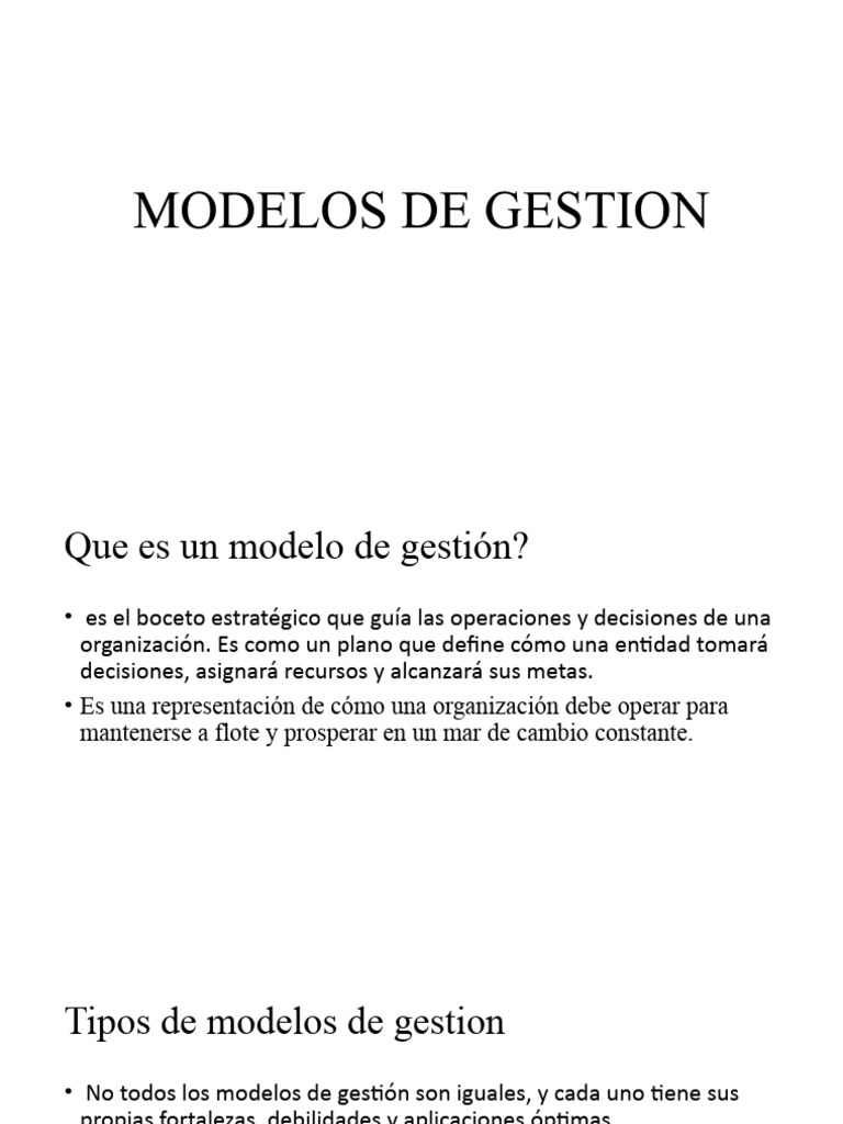 Modelos de Gestion | PDF | Liderazgo | Motivación Modelos de Gestion | PDF | Liderazgo | Motivación