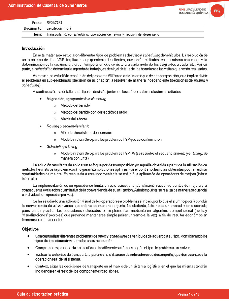 Acs Ej7 2023 | PDF | Transporte | Heurístico