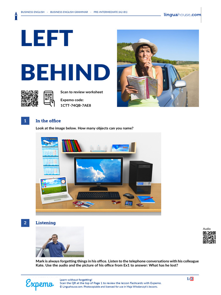 Left Behind British English Student | PDF