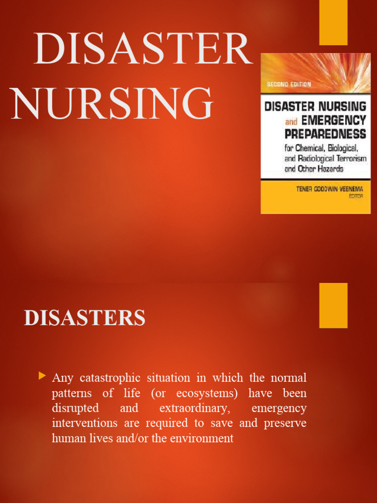 Disaster-Nursing Intro | Download Free PDF | Natural Disasters | Nursing