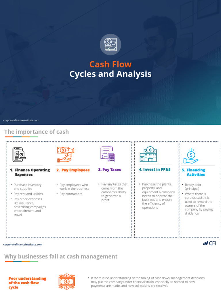 Cash Flow Cycles and Analysis - Course Presentation | PDF | Working ...