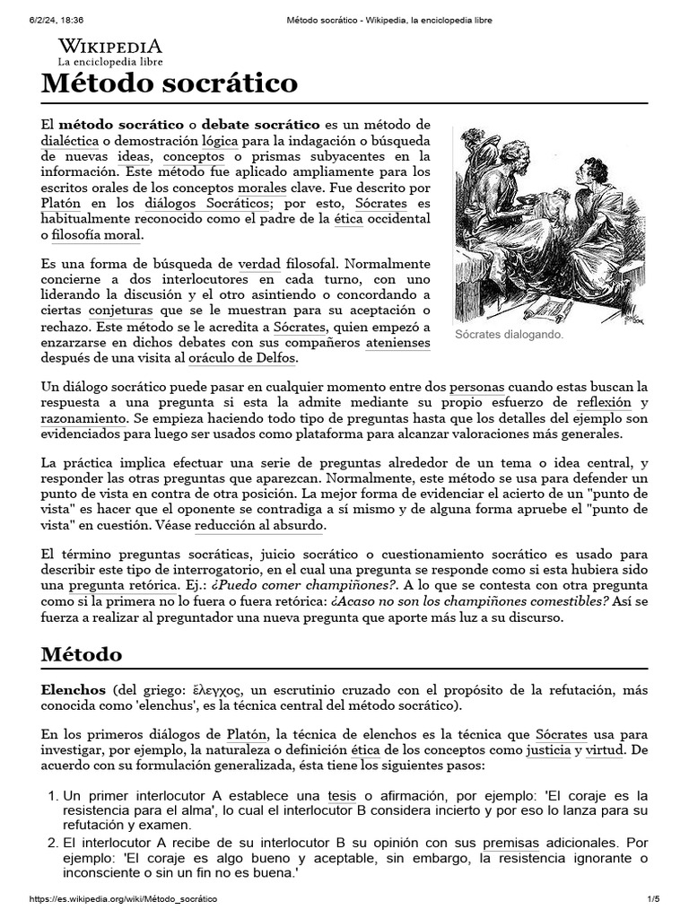 Método Socrático | PDF
