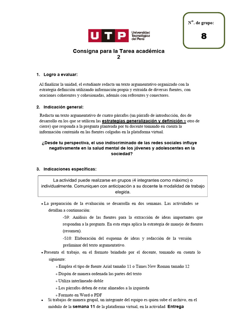 Redaccion Final Ta2 | PDF | Salud mental | Acoso cibernético