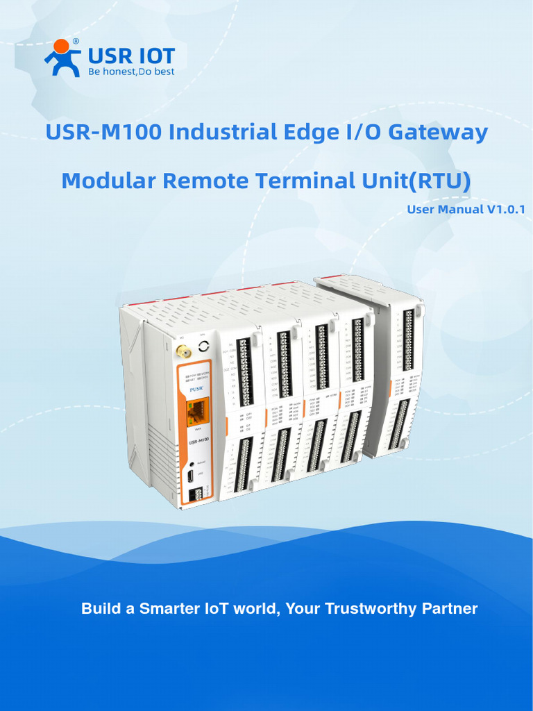 USR-M100 User Manual | PDF | Gateway (Telecommunications) | Transmission Control Protocol