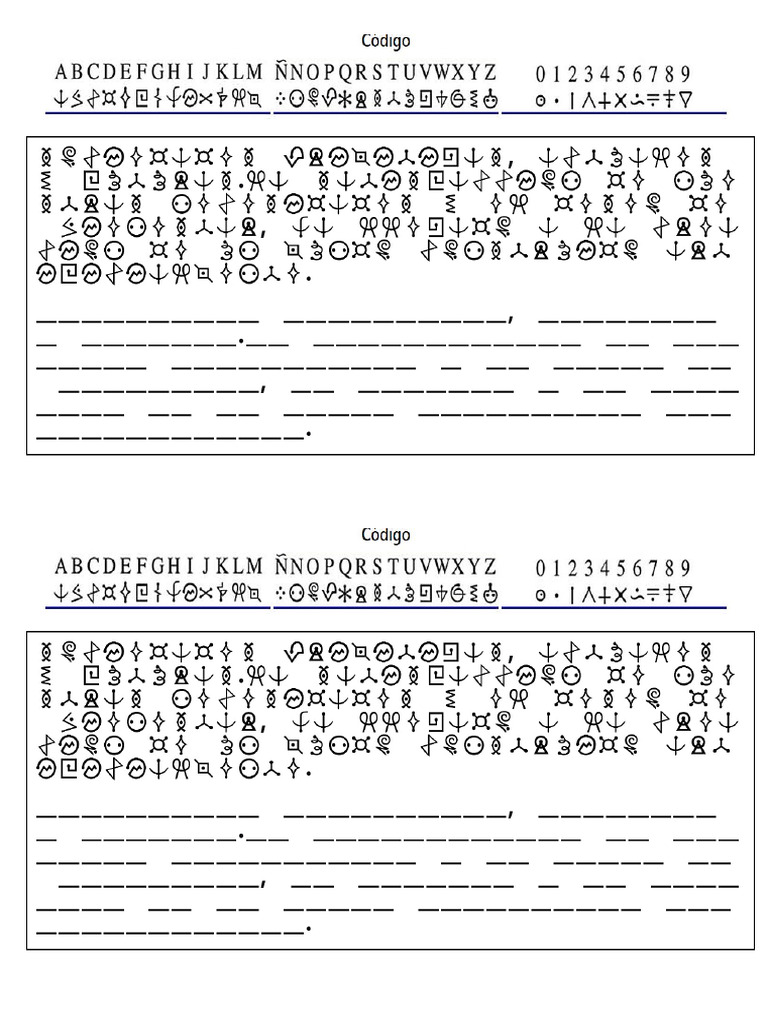 Mensaje Codificado Tecno | PDF