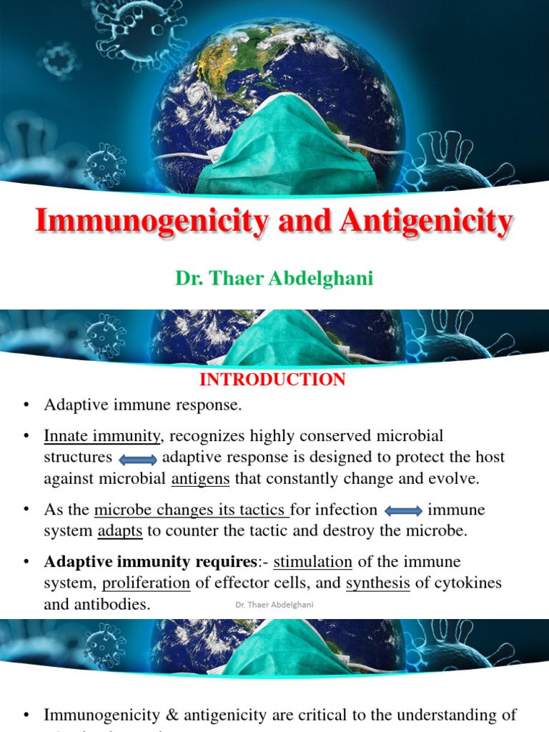 Immunogenicity and Antigenicity | PDF | Antigen | Immune System