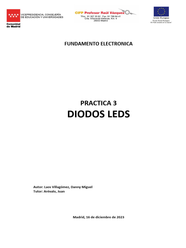 Practica 3 De Electronica Pdf