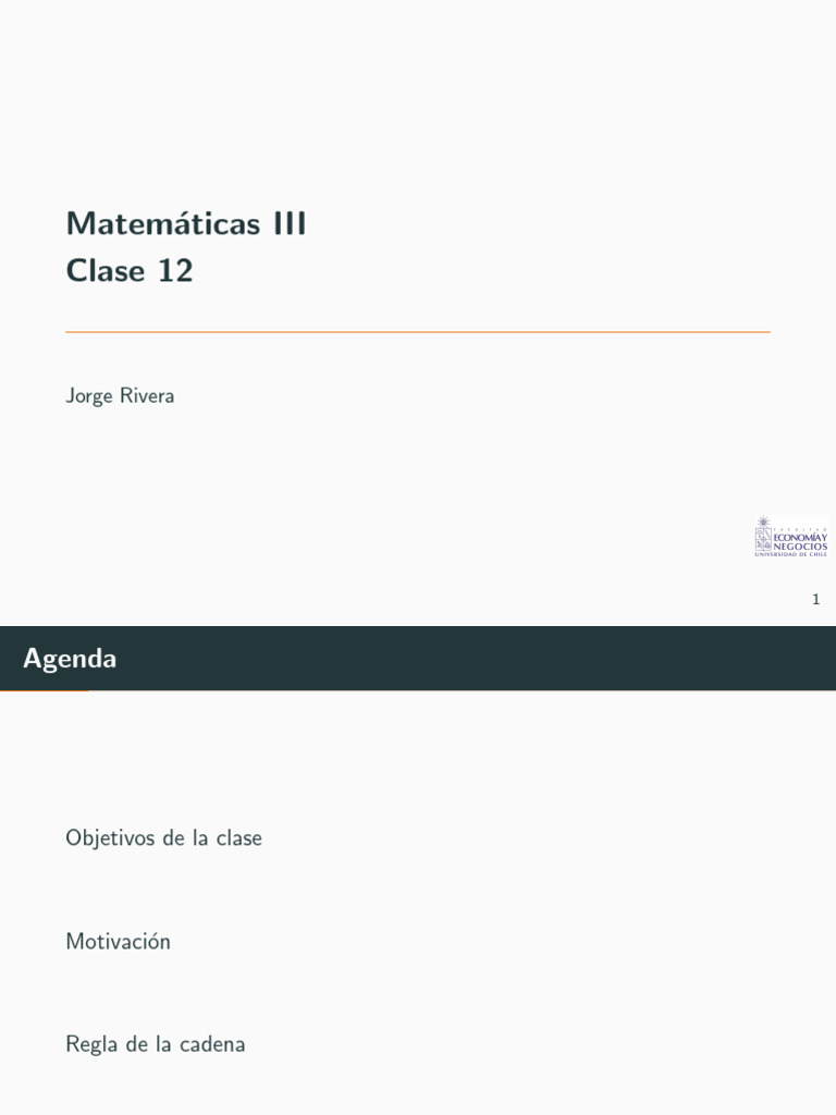 Clase 12 M3 240415 182044 | PDF | Función (Matemáticas) | Utilidad