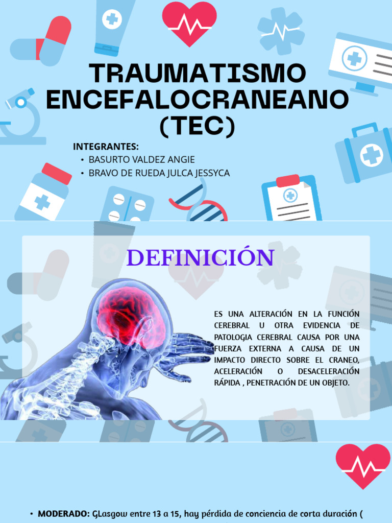 Cuidados en Traumatismo Cerebral | PDF | Lesión cerebral traumática ...