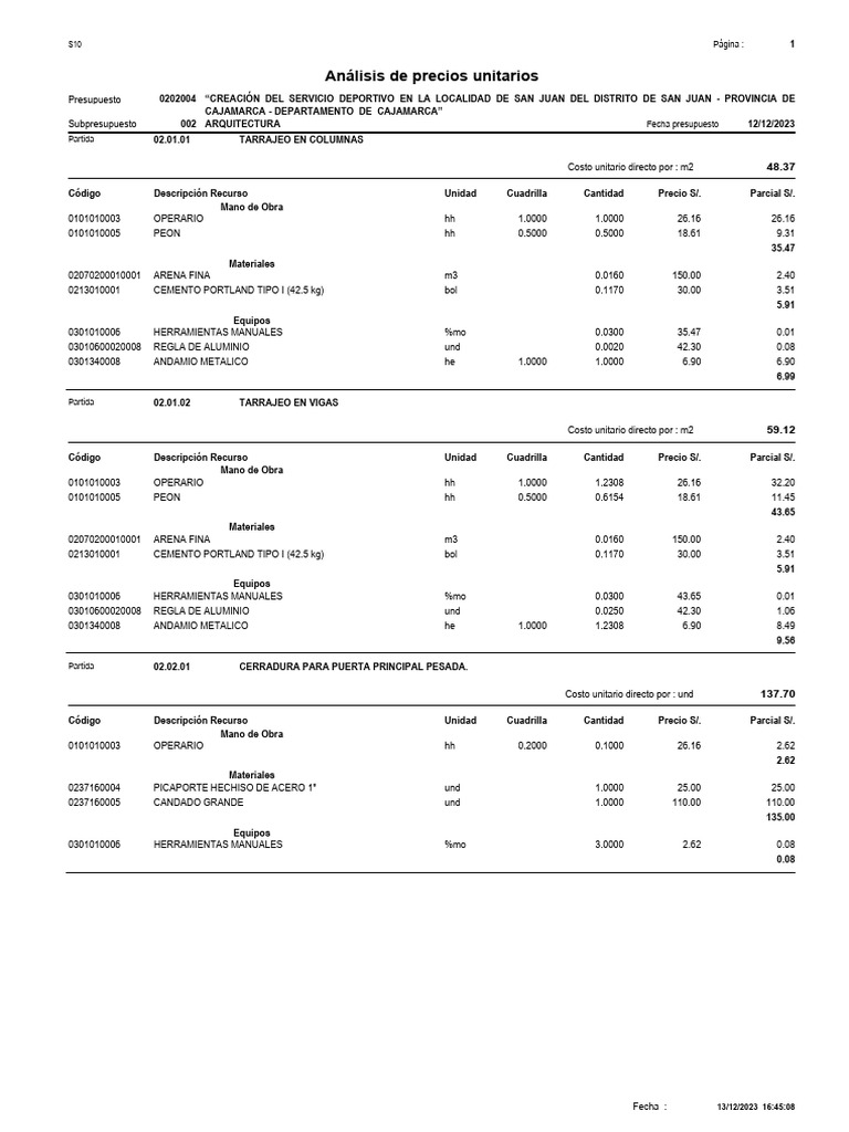 Apu - Arquitectura | PDF | Materiales
