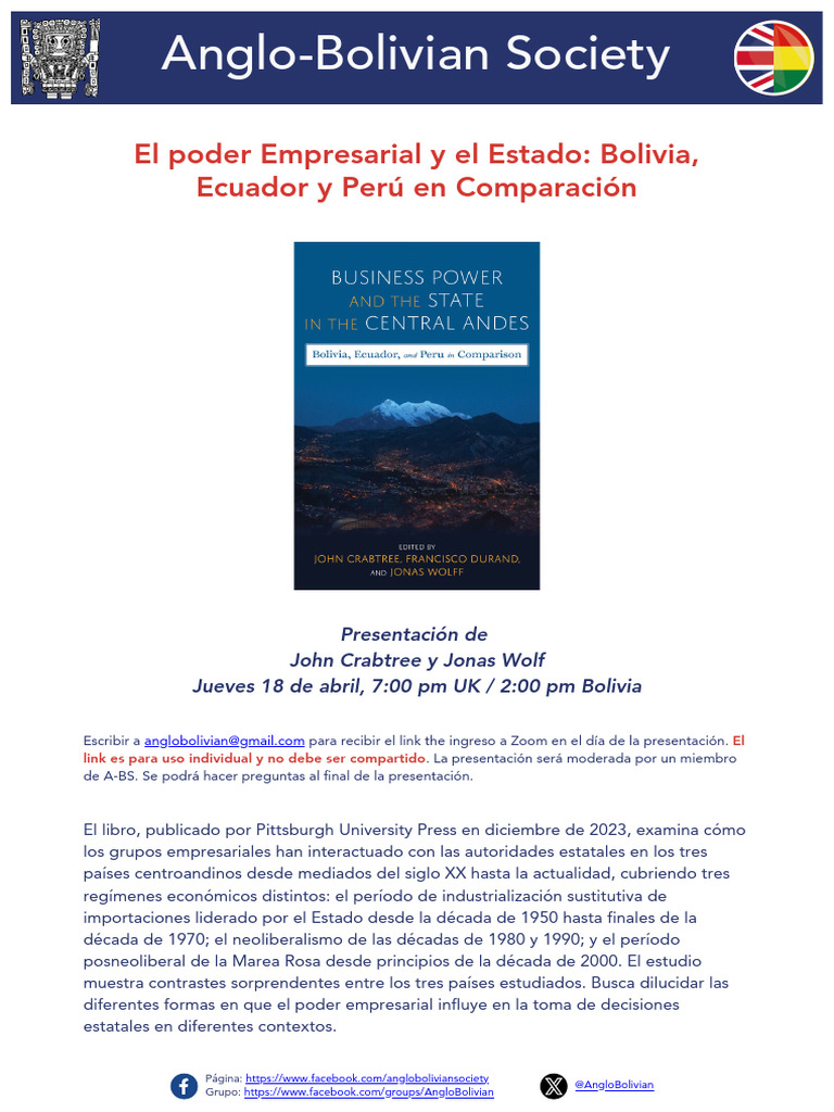 Poder Empresarial y El Estado - 18 Mayo 2024 | PDF