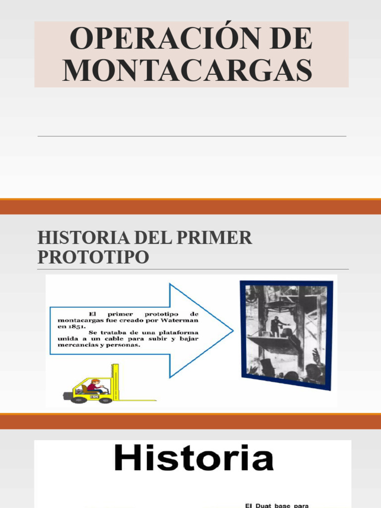 Operación de Montacargas | PDF