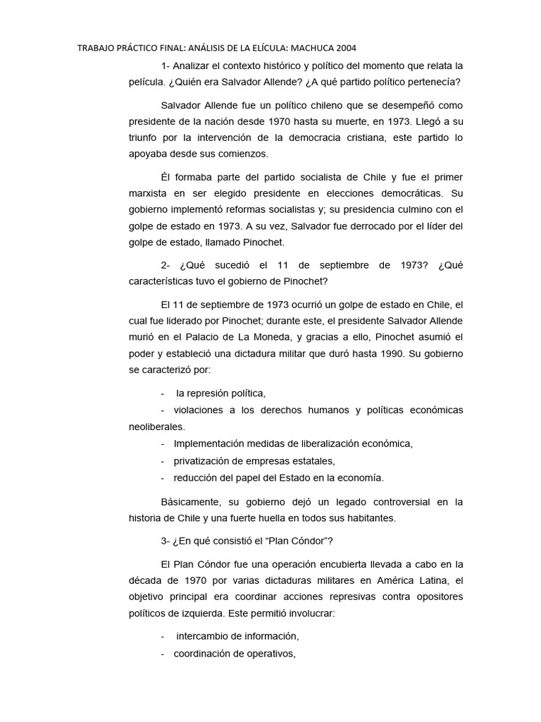 TP Geo | PDF | Augusto Pinochet | Argentina