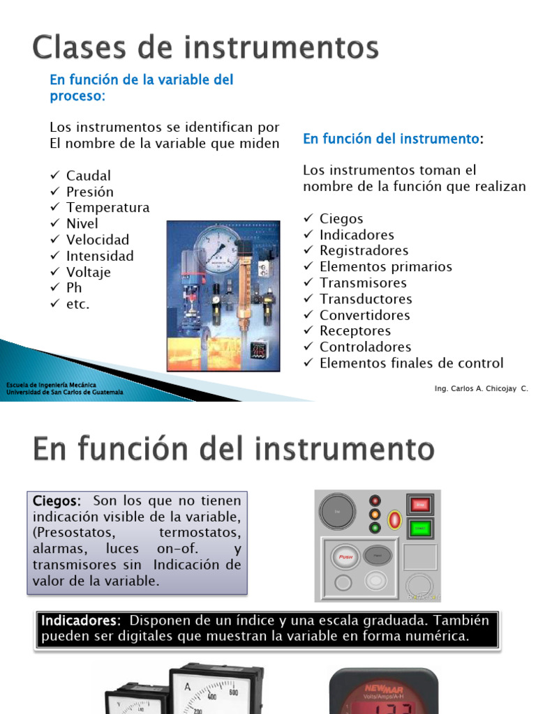 Clases de Instrumentos | PDF | Electrónica | Neumática