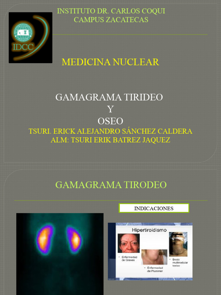 Gamagrama Tiroideo y Óseo | PDF