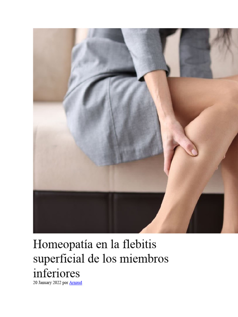 FLEBITIS | PDF | Causas de la muerte | Medicina