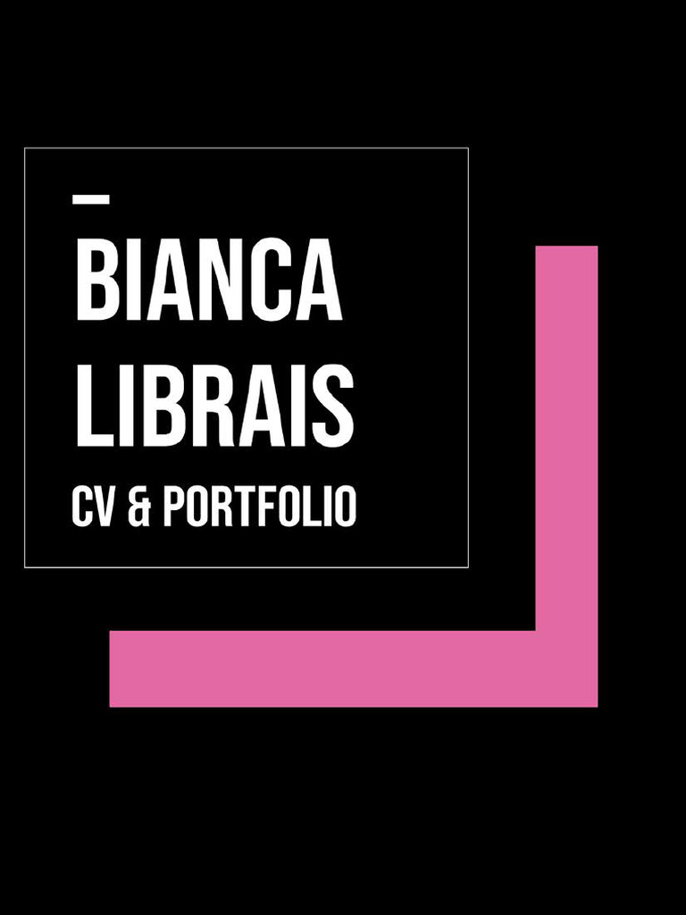 Bianca Librais - CV & Portfólio | PDF
