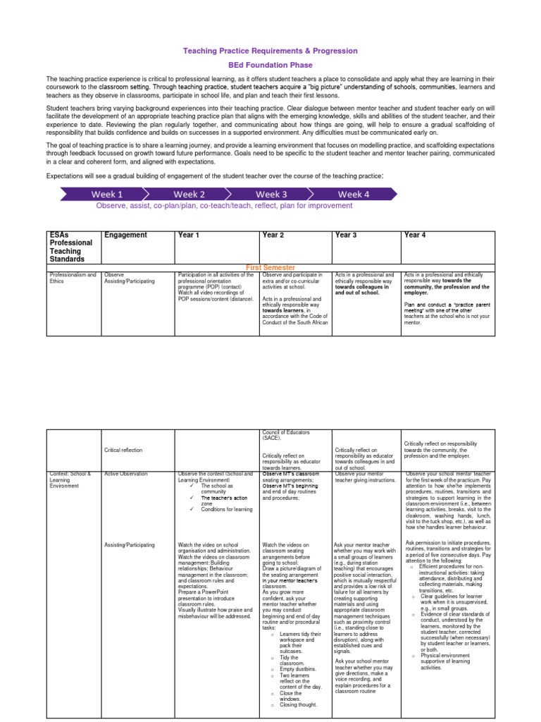 Foundation Phase Teaching Practice Guide | PDF | Mentorship | Learning