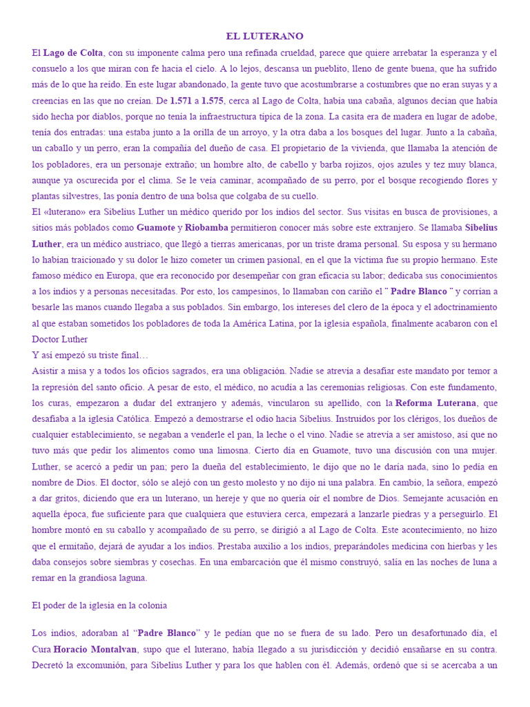 El Luterano | PDF