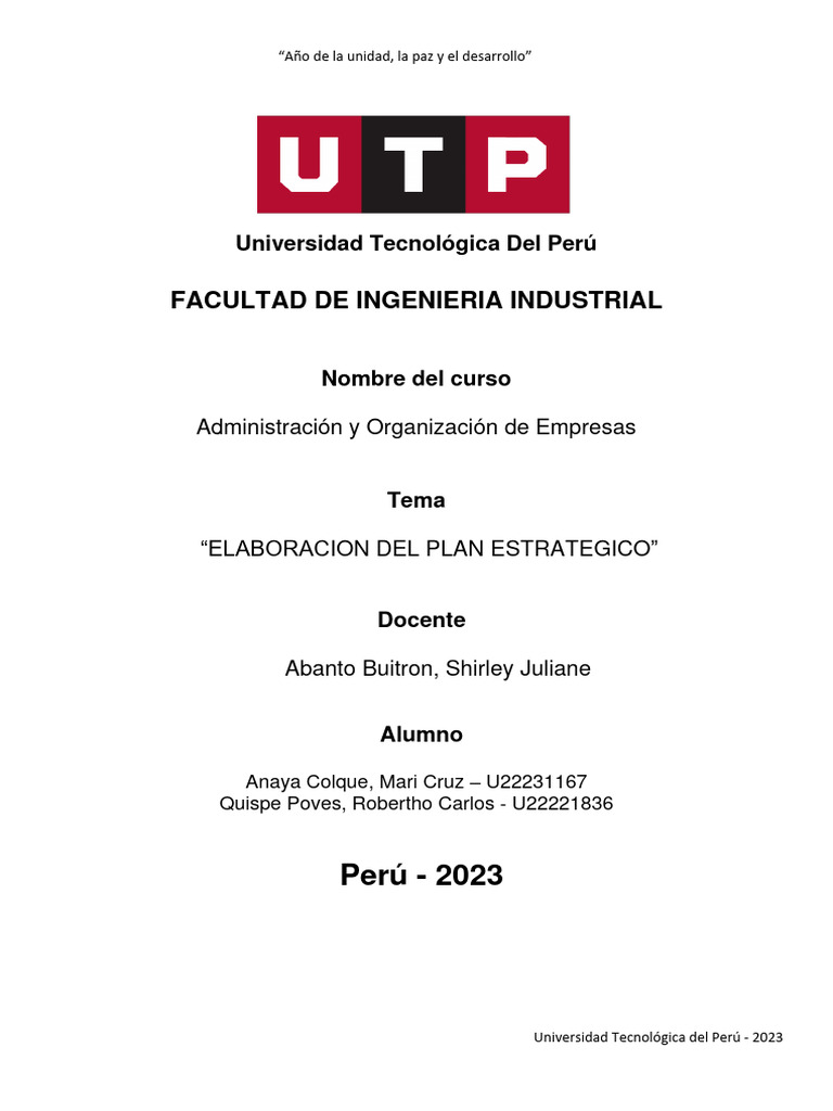 S15 - Elaboración Del Plan Estratégico | PDF | La compañia de coca Cola | Refresco