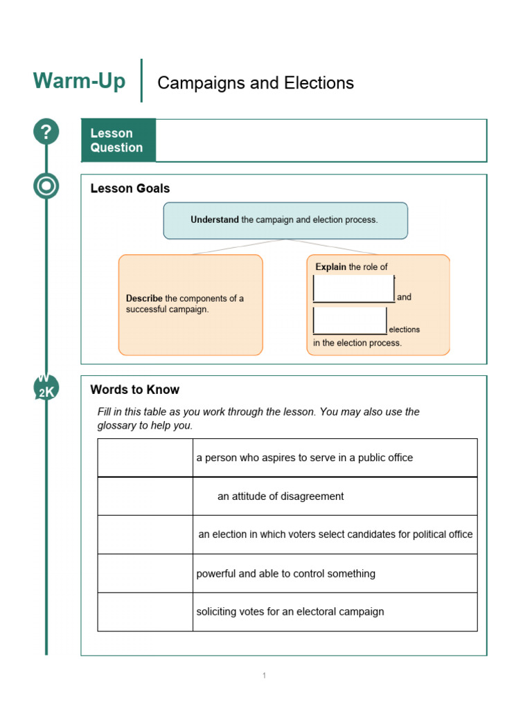 (Template) 3315-05-04 CampaignsElections GN SE | PDF | Voting | Elections
