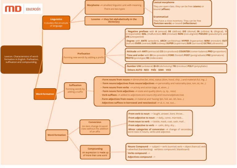 Topic 10 esquema | PDF | Word | Adjective
