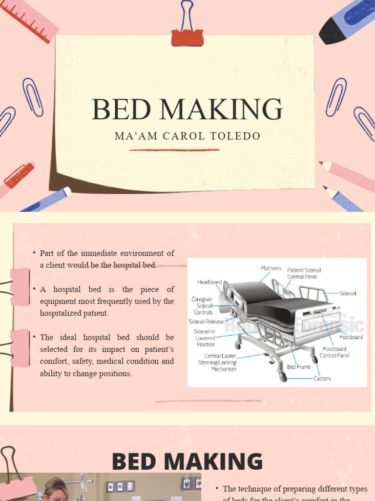 Essential Guide to Bed Making Techniques | PDF | Bed | Hospital