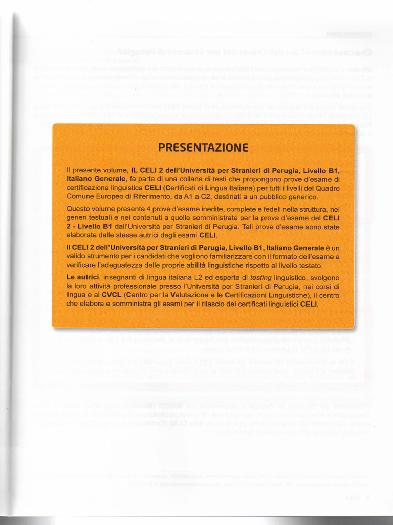 Il CELI 2 - Parte 1 - Loescher | PDF