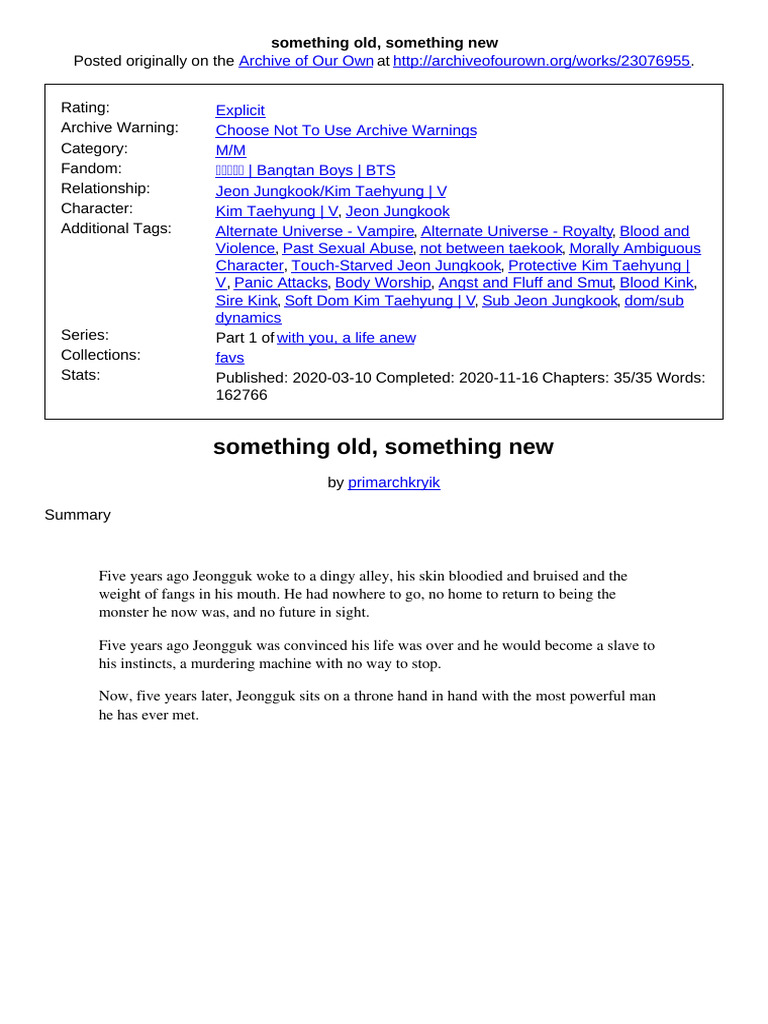 Something Old Something | PDF | Hand