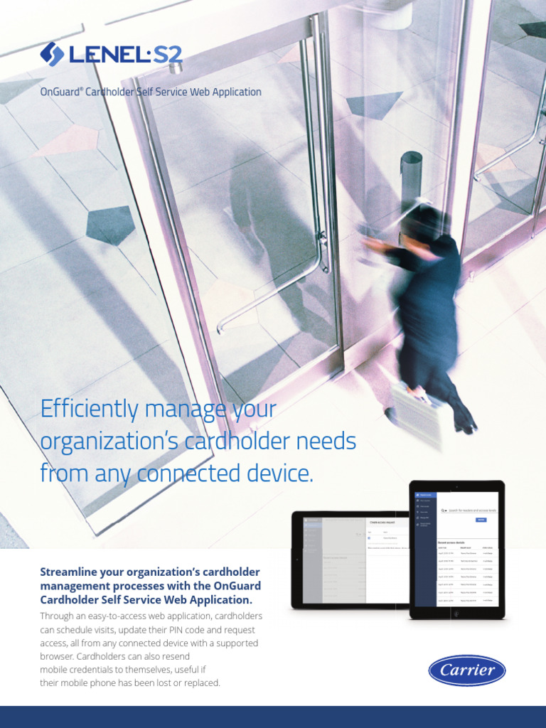 Onguard Cardholder Self Service Web Application Flyer Tcm841 145634 ...