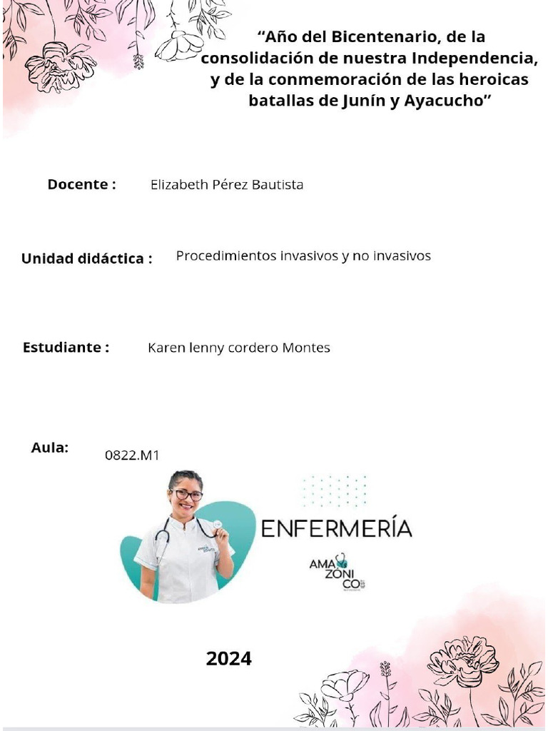 Procedimientos Sem6 | PDF