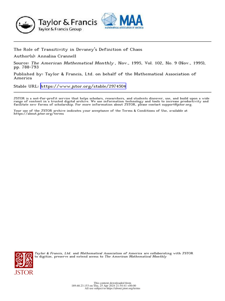 dinâmica simbólica | PDF | Chaos Theory | Function (Mathematics)